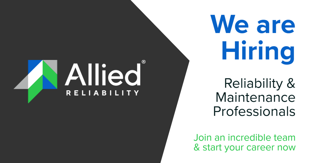 Reliability and Maintenance Jobs | Allied Reliability